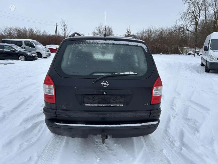 Melns Opel Zafira 2004 Vilkaviškis, ar dzinēja tilpumu 2.20 L un nobraukumu 180 tūkst. km par 950 €, foto 6 vietnē AUTOMOTO.COM.LV