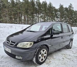 Melns Opel Zafira 2004 Viļņa, ar dzinēja tilpumu 2.17 L un nobraukumu 360 tūkst. km par 900 €, foto  vietnē AUTOMOTO.COM.LV