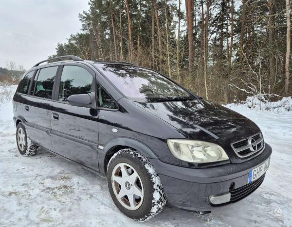 Melns Opel Zafira 2004 Viļņa, ar dzinēja tilpumu 2.17 L un nobraukumu 360 tūkst. km par 900 €, foto 2 vietnē AUTOMOTO.COM.LV
