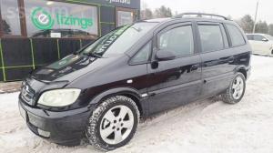 Black Opel Zafira 2004 in Riga, with an engine capacity of 2.00 L and mileage of 410 thousand km for 1500 €, photo  on AUTOMOTO.COM.LV