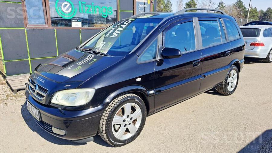 Melns Opel Zafira 2004 Rīga, ar dzinēja tilpumu 2.00 L un nobraukumu 410 tūkst. km par 1490 €, foto 1 vietnē AUTOMOTO.COM.LV