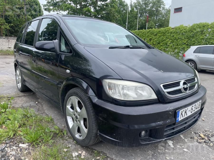 Melns Opel Zafira 2004 Rīga, ar dzinēja tilpumu 2.20 L un nobraukumu 342 tūkst. km par 1350 €, foto 1 vietnē AUTOMOTO.COM.LV