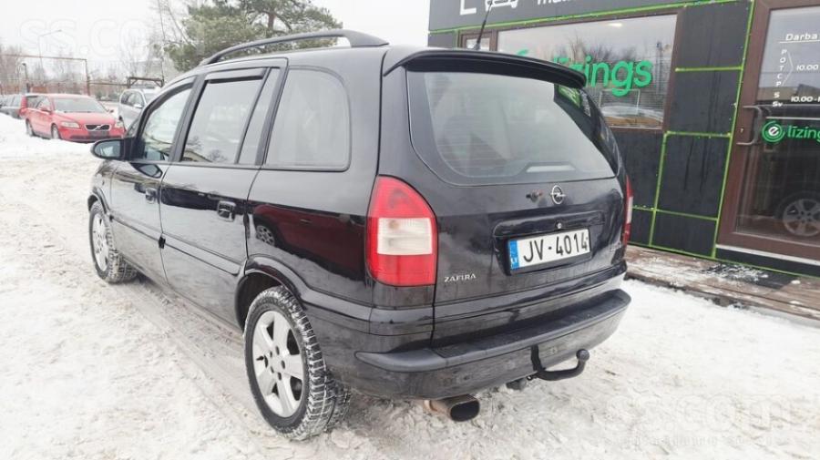 Black Opel Zafira 2004 in Riga, with an engine capacity of 2.00 L and mileage of 410 thousand km for 1500 €, photo 17 on AUTOMOTO.COM.LV