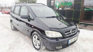 Black Opel Zafira 2004 in Riga, with an engine capacity of 2.00 L and mileage of 410 thousand km for 1500 €, photo 18 on AUTOMOTO.COM.LV