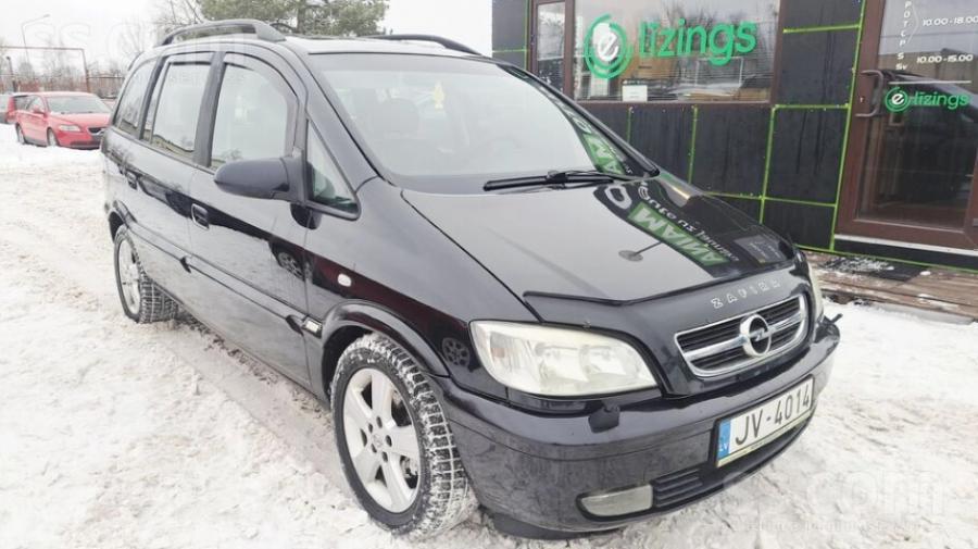 Black Opel Zafira 2004 in Riga, with an engine capacity of 2.00 L and mileage of 410 thousand km for 1500 €, photo 18 on AUTOMOTO.COM.LV