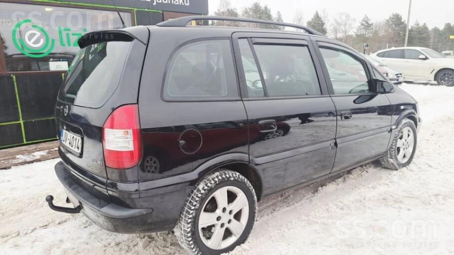 Black Opel Zafira 2004 in Riga, with an engine capacity of 2.00 L and mileage of 410 thousand km for 1500 €, photo 19 on AUTOMOTO.COM.LV