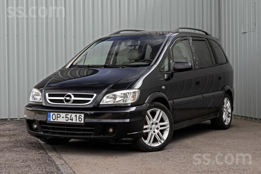 Melns Opel Zafira 2004 Ogre, ar dzinēja tilpumu 2.00 L un nobraukumu 306 tūkst. km par 2250 €, foto 3 vietnē AUTOMOTO.COM.LV