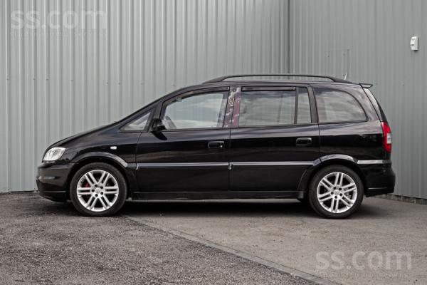 Black Opel Zafira 2004 in Ogre, with an engine capacity of 2.00 L and mileage of 306 thousand km for 2250 €, photo 6 on AUTOMOTO.COM.LV