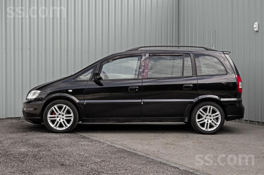 Melns Opel Zafira 2004 Ogre, ar dzinēja tilpumu 2.00 L un nobraukumu 306 tūkst. km par 2250 €, foto 7 vietnē AUTOMOTO.COM.LV