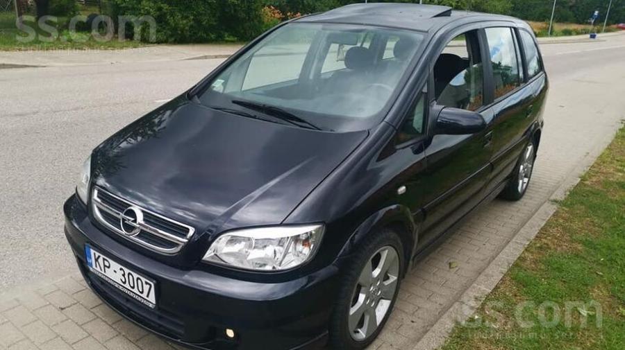 Melns Opel Zafira 2004 Rīga, ar dzinēja tilpumu 2.20 L un nobraukumu 292 tūkst. km par 350 €, foto 1 vietnē AUTOMOTO.COM.LV