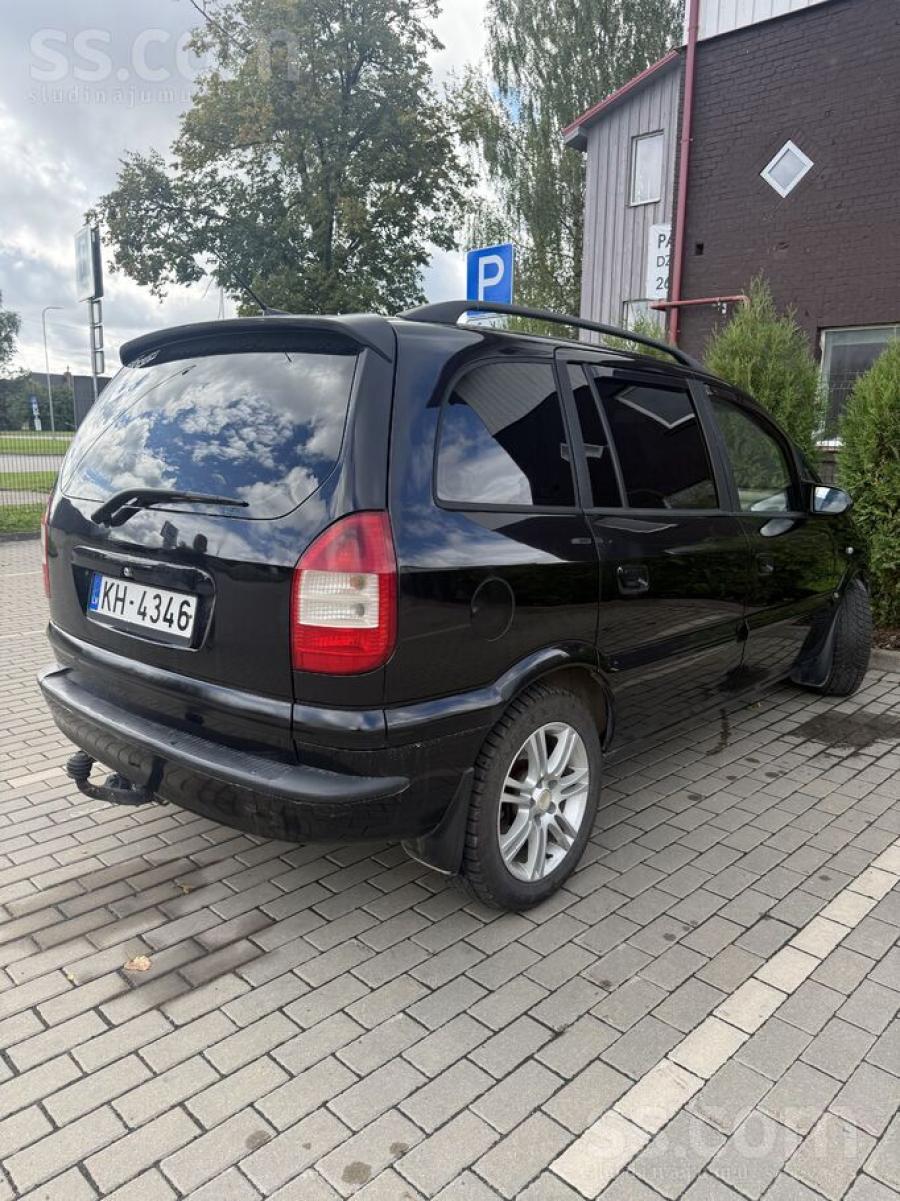Melns Opel Zafira 2004 Jelgava, ar dzinēja tilpumu 2.00 L un nobraukumu 392 tūkst. km par 850 €, foto 7 vietnē AUTOMOTO.COM.LV