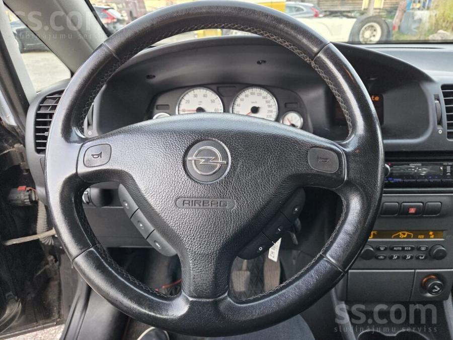 Melns Opel Zafira 2004 Valmiera, ar dzinēja tilpumu 1.80 L un nobraukumu 229 tūkst. km par 2300 €, foto 9 vietnē AUTOMOTO.COM.LV