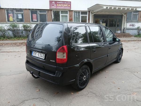 Melns Opel Zafira 2004 Rīga, ar dzinēja tilpumu 2.20 L un nobraukumu 343 tūkst. km par 1300 €, foto 6 vietnē AUTOMOTO.COM.LV