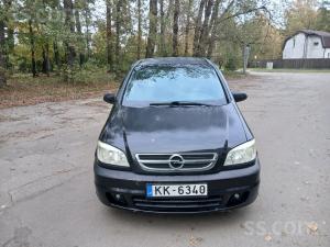 Black Opel Zafira 2004 in Riga, with an engine capacity of 2.20 L and mileage of 343 thousand km for 1300 €, photo 9 on AUTOMOTO.COM.LV