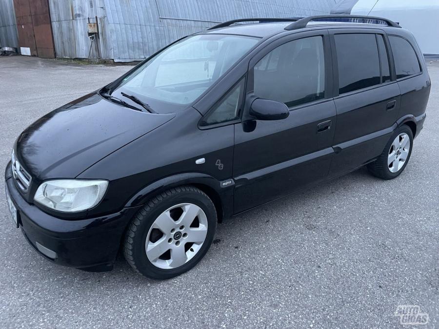 Melns Opel Zafira 2005 Kauņa, ar dzinēja tilpumu 2.00 L un nobraukumu 300 tūkst. km par 1300 €, foto 6 vietnē AUTOMOTO.COM.LV