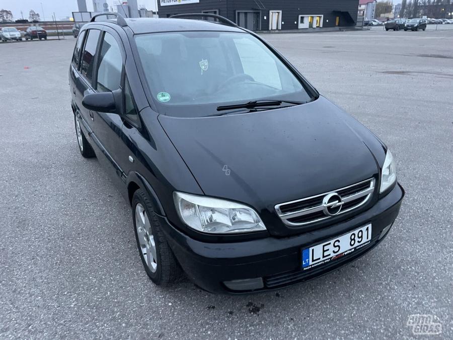 Melns Opel Zafira 2005 Kauņa, ar dzinēja tilpumu 2.00 L un nobraukumu 300 tūkst. km par 1300 €, foto 8 vietnē AUTOMOTO.COM.LV