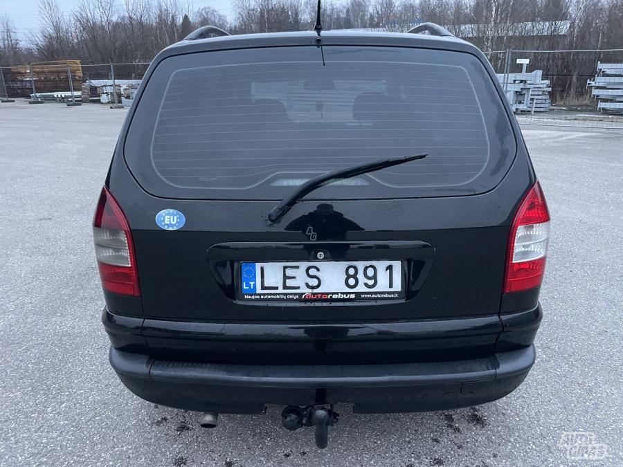 Melns Opel Zafira 2005 Kauņa, ar dzinēja tilpumu 2.00 L un nobraukumu 300 tūkst. km par 1300 €, foto 15 vietnē AUTOMOTO.COM.LV