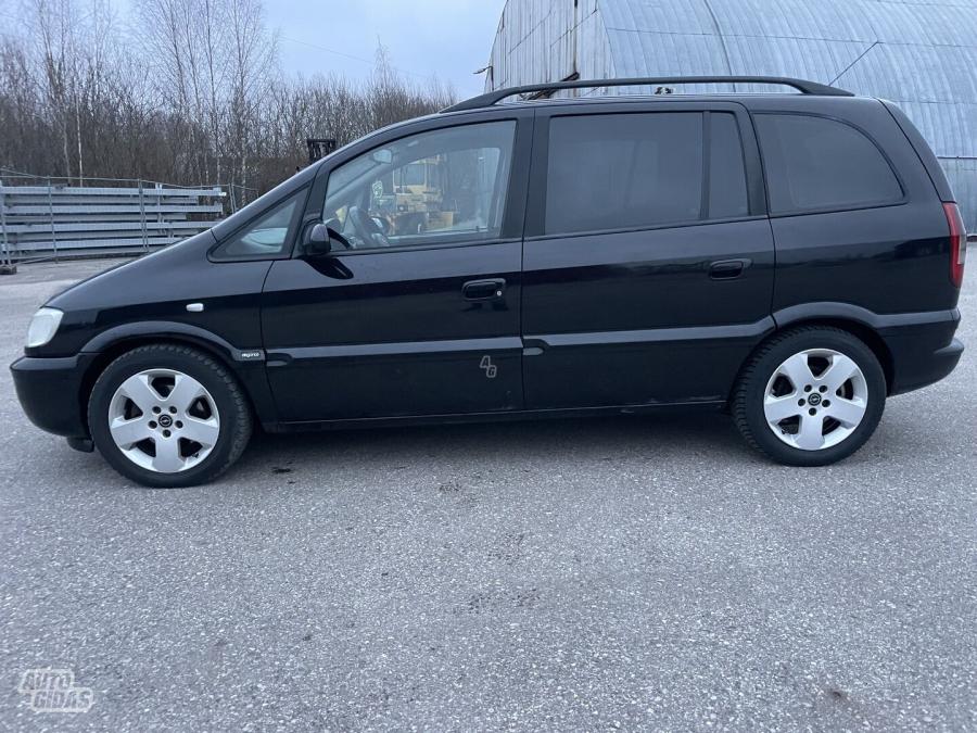 Melns Opel Zafira 2005 Kauņa, ar dzinēja tilpumu 2.00 L un nobraukumu 300 tūkst. km par 1300 €, foto 16 vietnē AUTOMOTO.COM.LV