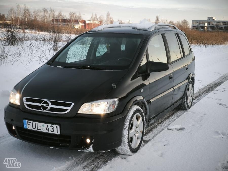 Melns Opel Zafira 2005 Telšiai, ar dzinēja tilpumu 2.20 L un nobraukumu 300 tūkst. km par 900 €, foto 1 vietnē AUTOMOTO.COM.LV
