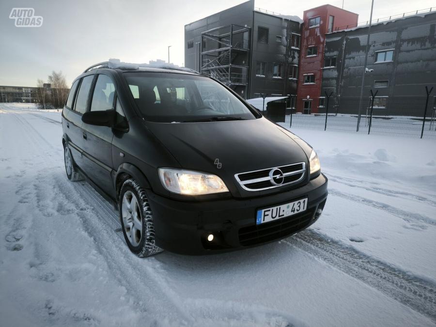 Melns Opel Zafira 2005 Telšiai, ar dzinēja tilpumu 2.20 L un nobraukumu 300 tūkst. km par 900 €, foto 2 vietnē AUTOMOTO.COM.LV