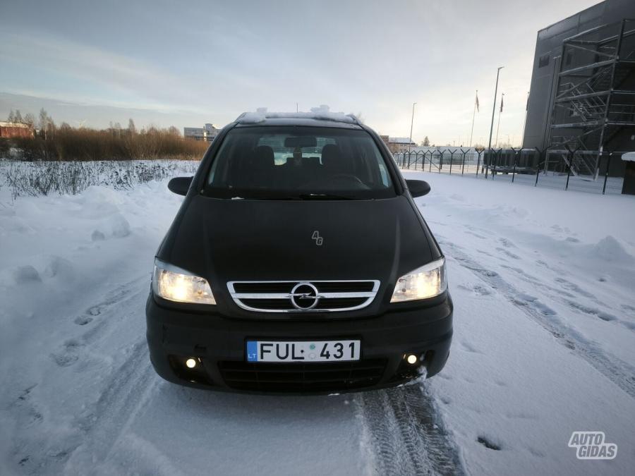 Melns Opel Zafira 2005 Telšiai, ar dzinēja tilpumu 2.20 L un nobraukumu 300 tūkst. km par 900 €, foto 4 vietnē AUTOMOTO.COM.LV