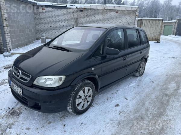 Melns Opel Zafira 2005 Rīga, ar dzinēja tilpumu 1.80 L un nobraukumu 265 tūkst. km par 1299 €, foto 1 vietnē AUTOMOTO.COM.LV