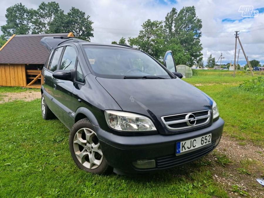 Melns Opel Zafira 2005 Marijampole, ar dzinēja tilpumu 2.00 L un nobraukumu 320 tūkst. km par 1150 €, foto 1 vietnē AUTOMOTO.COM.LV