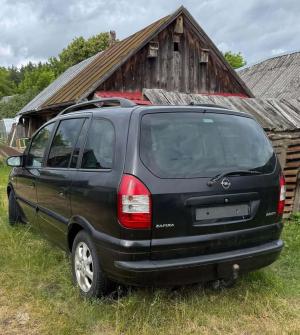 Melns Opel Zafira 2005 Druskininkai, ar dzinēja tilpumu 2.17 L un nobraukumu 305 tūkst. km par 500 €, foto  vietnē AUTOMOTO.COM.LV
