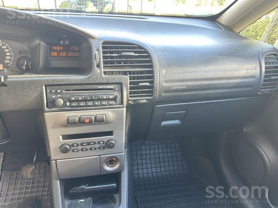 Black Opel Zafira 2005 in Jekabpils, with an engine capacity of 1.60 L and mileage of 292 thousand km for 750 €, photo 8 on AUTOMOTO.COM.LV