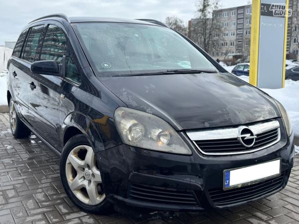 Melns Opel Zafira 2006 Kauņa, ar dzinēja tilpumu 1.90 L un nobraukumu 390 tūkst. km par 1650 €, foto 6 vietnē AUTOMOTO.COM.LV