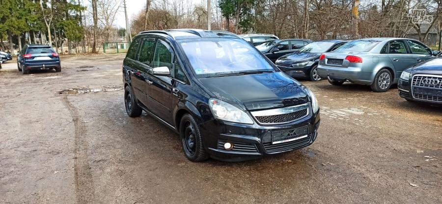 Melns Opel Zafira 2006 Viļņa, ar dzinēja tilpumu 1.90 L un nobraukumu 290 tūkst. km par 2850 €, foto 4 vietnē AUTOMOTO.COM.LV