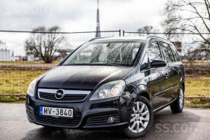 Melns Opel Zafira 2006 Rīga, ar dzinēja tilpumu 1.90 L un nobraukumu 242 tūkst. km par 1990 €, foto  vietnē AUTOMOTO.COM.LV
