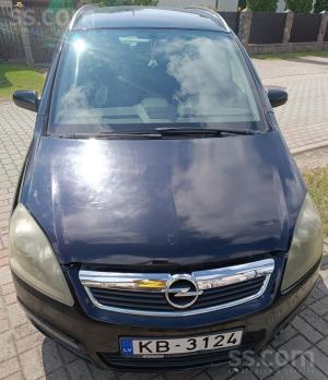 Black Opel Zafira 2006 in Ventspils, with an engine capacity of 1.90 L and mileage of 312 thousand km for 600 €, photo  on AUTOMOTO.COM.LV