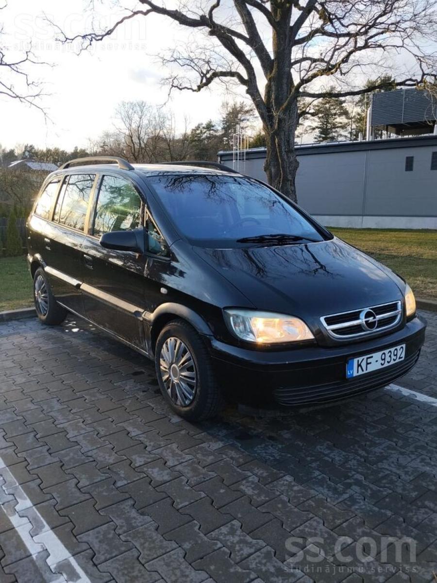 Melns Opel Zafira 2006 Rīga, ar dzinēja tilpumu 1.80 L un nobraukumu 328 tūkst. km par 505 €, foto 3 vietnē AUTOMOTO.COM.LV