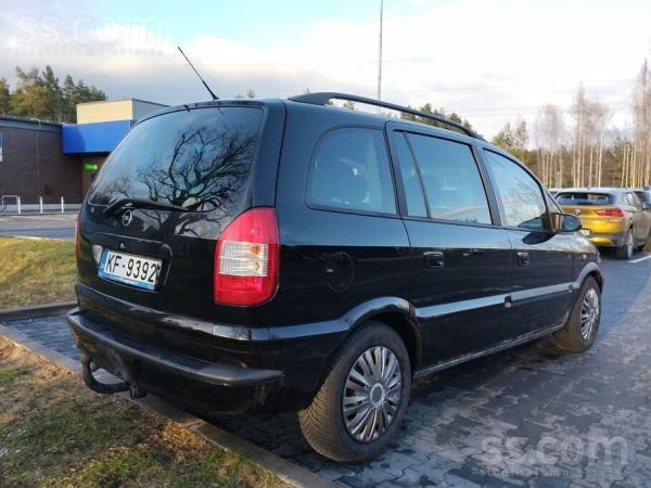 Melns Opel Zafira 2006 Rīga, ar dzinēja tilpumu 1.80 L un nobraukumu 328 tūkst. km par 505 €, foto 4 vietnē AUTOMOTO.COM.LV