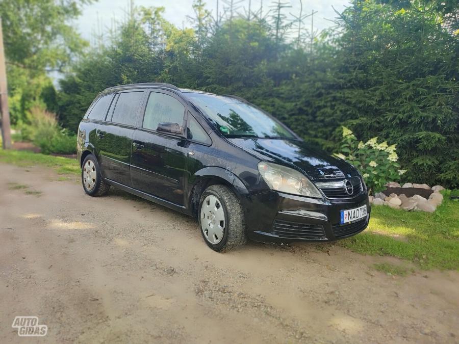 Melns Opel Zafira 2006 Viļņa, ar dzinēja tilpumu 1.90 L un nobraukumu 320 tūkst. km par 1150 €, foto 3 vietnē AUTOMOTO.COM.LV