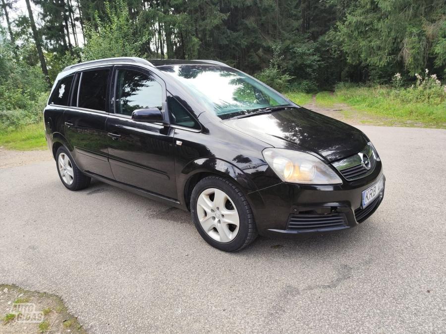 Melns Opel Zafira 2006 Telšiai, ar dzinēja tilpumu 1.90 L un nobraukumu 378 tūkst. km par 1150 €, foto 1 vietnē AUTOMOTO.COM.LV