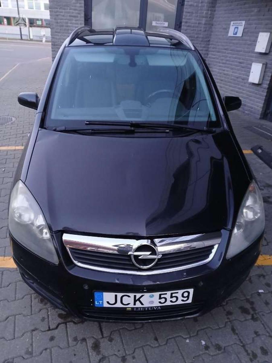 Melns Opel Zafira 2006 Viļņa, ar dzinēja tilpumu 1.91 L un nobraukumu 342 tūkst. km par 595 €, foto 7 vietnē AUTOMOTO.COM.LV