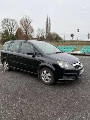 Black Opel Zafira 2007 in Jurbarkas, with an engine capacity of 1.80 L and mileage of 259 thousand km for 2100 €, photo 5 on AUTOMOTO.COM.LV