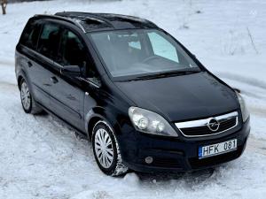 Black Opel Zafira 2007 in Vilnius, with an engine capacity of 2.00 L and mileage of 290 thousand km for 1500 €, photo 2 on AUTOMOTO.COM.LV