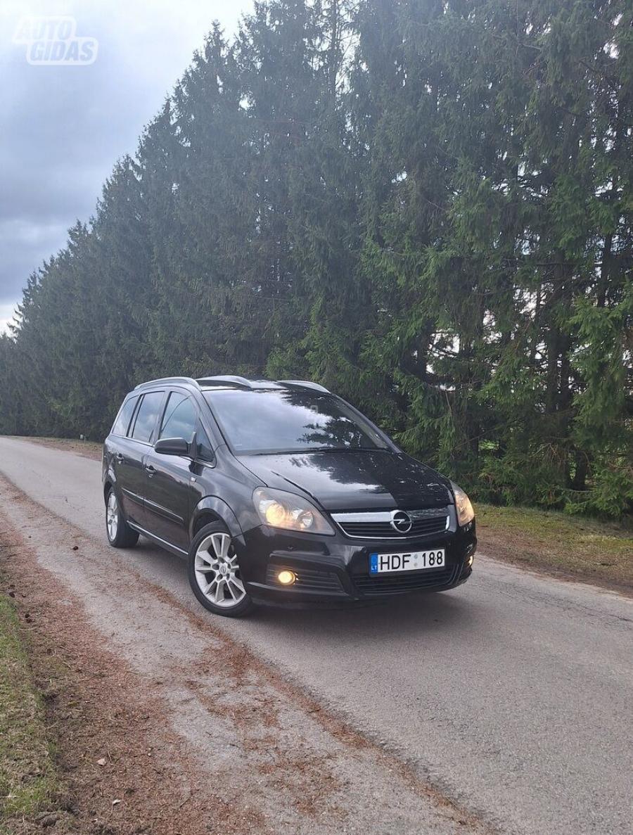 Melns Opel Zafira 2007 Telšiai, ar dzinēja tilpumu 1.90 L un nobraukumu 240 tūkst. km par 850 €, foto 1 vietnē AUTOMOTO.COM.LV