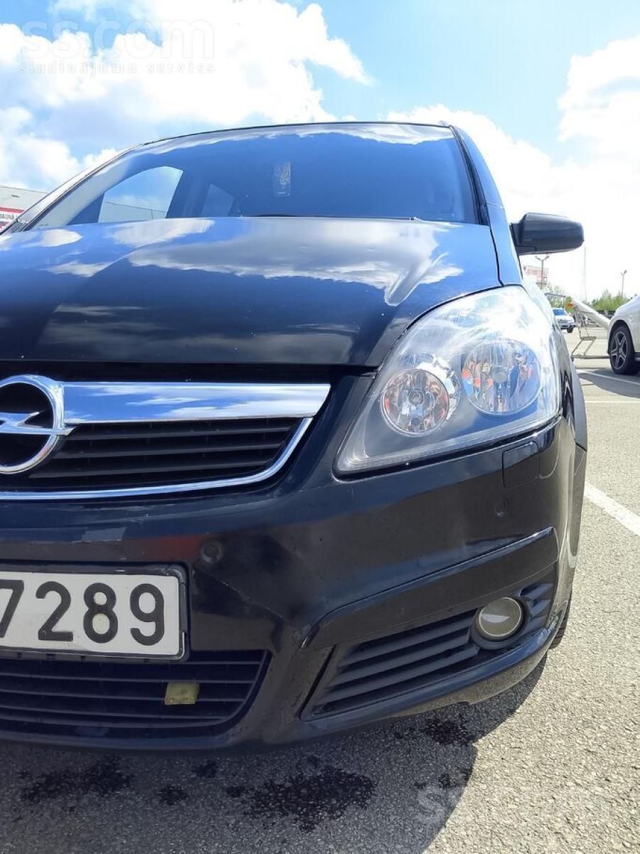 Melns Opel Zafira 2007 Daugavpils, ar dzinēja tilpumu 1.90 L un nobraukumu 289 tūkst. km par 1400 €, foto 6 vietnē AUTOMOTO.COM.LV