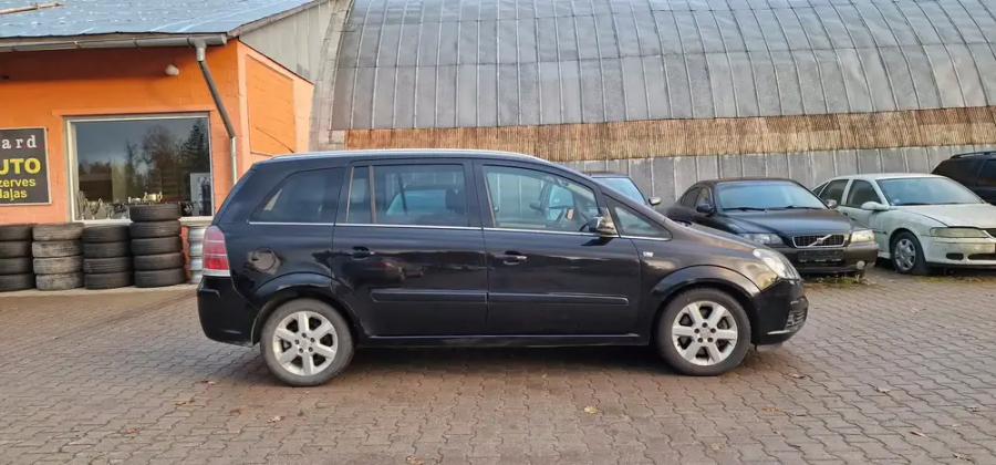 Melns Opel Zafira 2007 Valmiera, ar dzinēja tilpumu 1.90 L un nobraukumu 311 tūkst. km par 1200 €, foto 3 vietnē AUTOMOTO.COM.LV