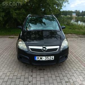 Black Opel Zafira 2007 in Riga, with an engine capacity of 1.80 L and mileage of 253 thousand km for 1600 €, photo  on AUTOMOTO.COM.LV