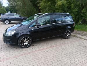 Black Opel Zafira 2007 in Riga, with an engine capacity of 1.80 L and mileage of 253 thousand km for 1600 €, photo 6 on AUTOMOTO.COM.LV
