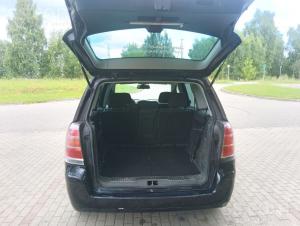 Black Opel Zafira 2007 in Riga, with an engine capacity of 1.80 L and mileage of 253 thousand km for 1600 €, photo 8 on AUTOMOTO.COM.LV