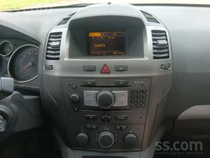 Black Opel Zafira 2007 in Riga, with an engine capacity of 1.80 L and mileage of 253 thousand km for 1600 €, photo 22 on AUTOMOTO.COM.LV