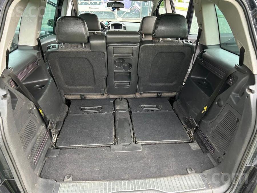 Melns Opel Zafira 2007 Rēzekne, ar dzinēja tilpumu 1.90 L un nobraukumu 404 tūkst. km par 1345 €, foto 13 vietnē AUTOMOTO.COM.LV