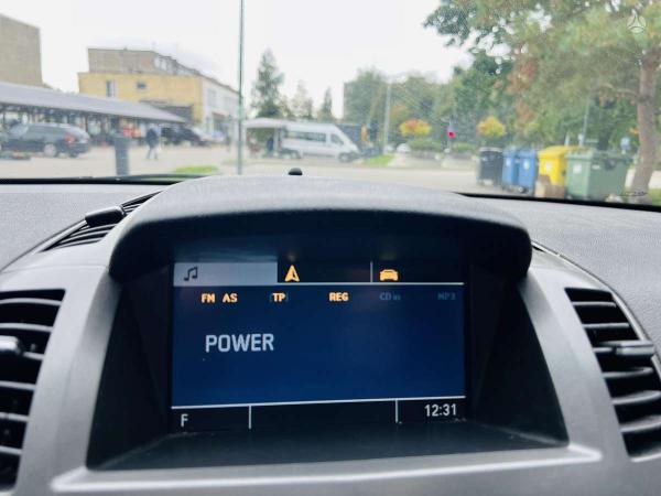 Black Opel Zafira 2007 in Marijampole, with an engine capacity of 1.91 L and mileage of 369 thousand km for 1400 €, photo 11 on AUTOMOTO.COM.LV