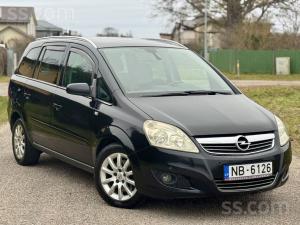 Black Opel Zafira 2008 in Riga, with an engine capacity of 1.90 L and mileage of 322 thousand km for 1850 €, photo  on AUTOMOTO.COM.LV